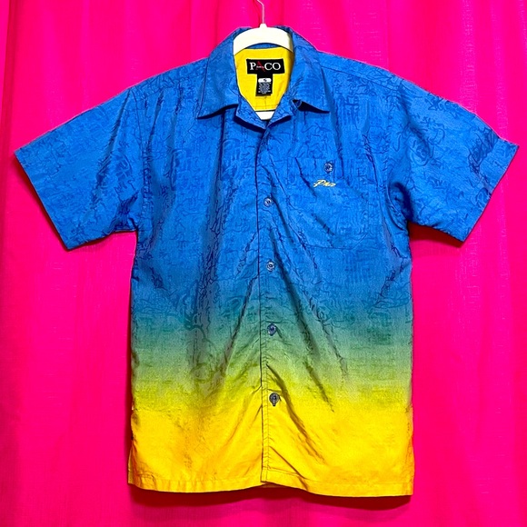 Paco Jean Co. | Shirts | Paco Jeans Co Short Sleeve Button Up Size S ...